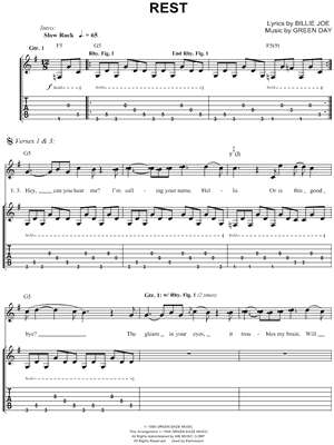 "REST" Sheet Music - 1 Arrangement Available Instantly - Musicnotes