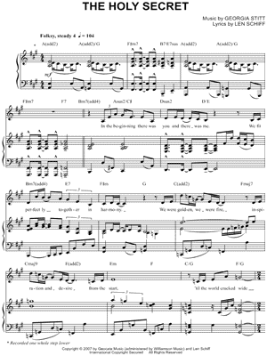 "The Holy Secret" Sheet Music - 1 Arrangement Available Instantly ...