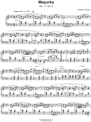 "Mazurka" Sheet Music - 1 Arrangement Available Instantly - Musicnotes