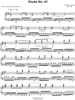"Etude No. 41" Sheet Music - 1 Arrangement Available Instantly - Musicnotes