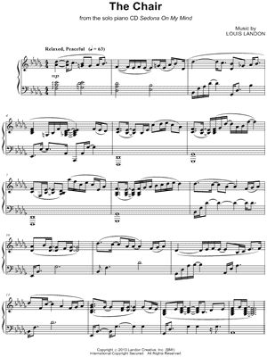"The Chair" Sheet Music - 1 Arrangement Available Instantly - Musicnotes