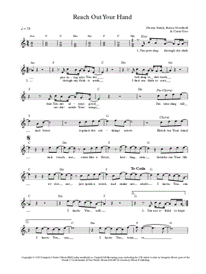 "Reach Out Your Hand" Sheet Music - 2 Arrangements Available Instantly ...