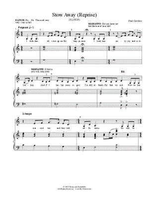 "Stow Away (Reprise)" Sheet Music - 1 Arrangement Available Instantly ...