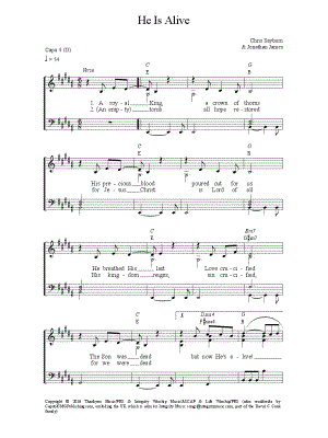 "He Is Alive" Sheet Music - 2 Arrangements Available Instantly - Musicnotes