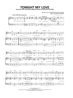 "Tonight My Love" Sheet Music - 1 Arrangement Available Instantly ...