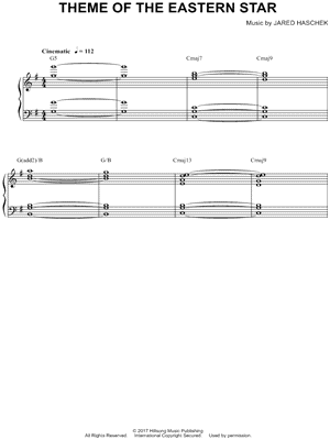"Theme of the Eastern Star" Sheet Music - 1 Arrangement Available ...