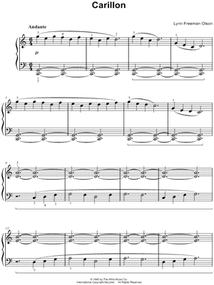 "Carillon" Sheet Music - 1 Arrangement Available Instantly - Musicnotes