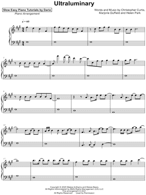 "Ultraluminary" Sheet Music - 4 Arrangements Available Instantly ...