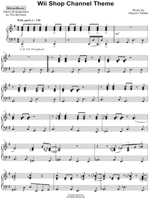 "Wii Shop Channel Theme" Sheet Music - 5 Arrangements Available ...