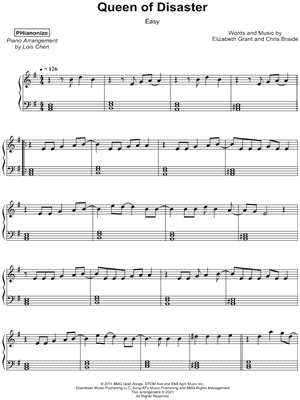 "Queen of Disaster" Sheet Music - 1 Arrangement Available Instantly ...