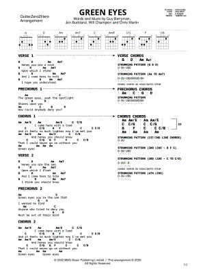 "Green Eyes" Sheet Music - 6 Arrangements Available Instantly - Musicnotes