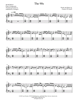 "The 90s" Sheet Music - 2 Arrangements Available Instantly - Musicnotes
