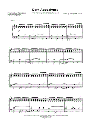 "Dark Apocalypse" Sheet Music - 1 Arrangement Available Instantly ...