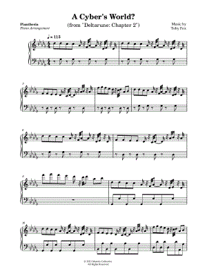 "A Cyber's World?" Sheet Music - 6 Arrangements Available Instantly ...