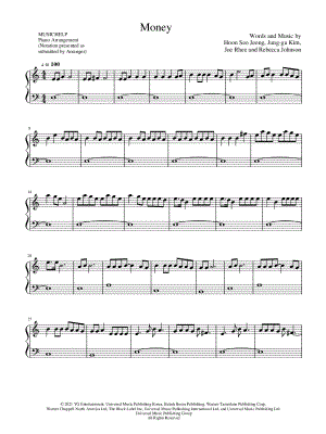 "MONEY" Sheet Music - 5 Arrangements Available Instantly - Musicnotes