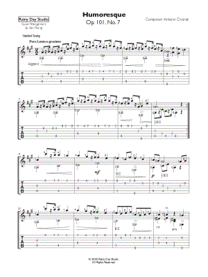 "Humoresque, Op. 101, No. 7" Sheet Music - 17 Arrangements Available ...