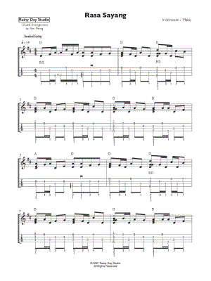 "Rasa Sayang" Sheet Music - 4 Arrangements Available Instantly - Musicnotes