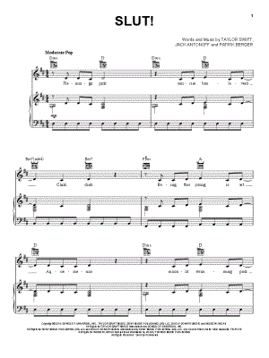 Taylor Swift Guitar Sheet Music Downloads from "Taylor Swift - 1989 ...