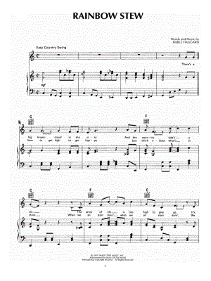 "Rainbow Stew" Sheet Music - 1 Arrangement Available Instantly - Musicnotes